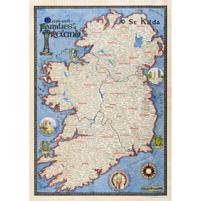 Clan Map of Ireland - The Kilt Lady